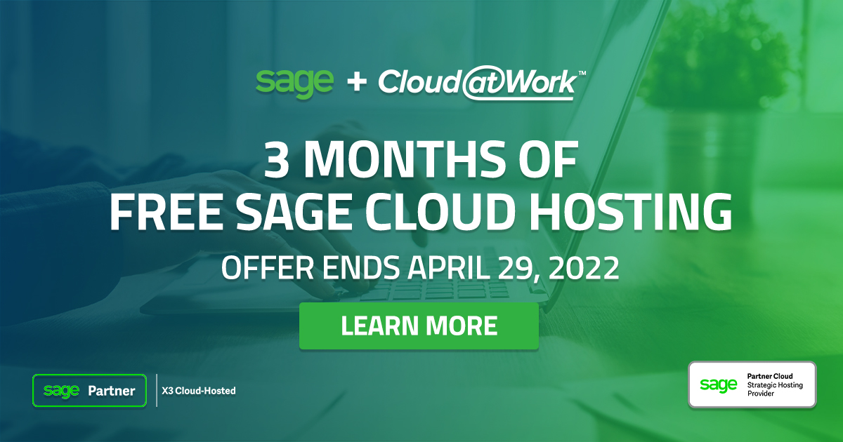 3 Months Free Sage Cloud Hosting