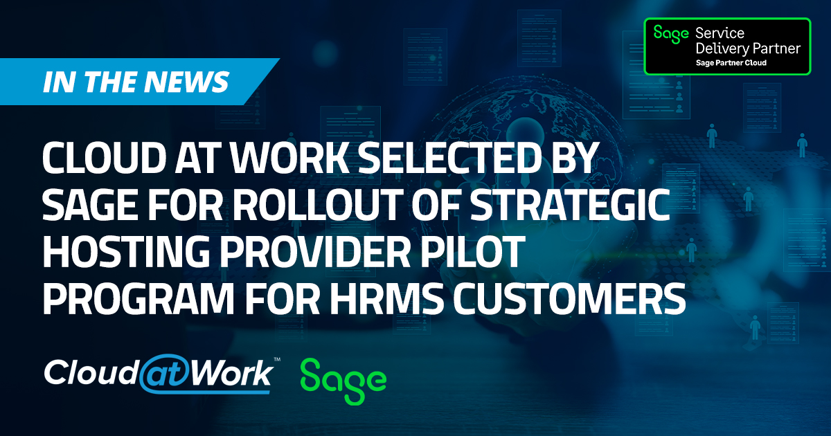 Strategic Hosting Provider Pilot Program for HRMS Customers