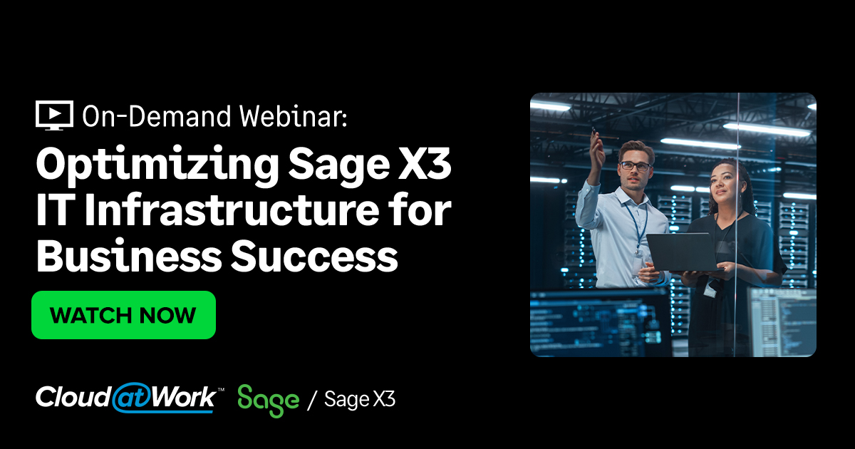 Optimizing Sage X3 IT Infrastructure for Business Success